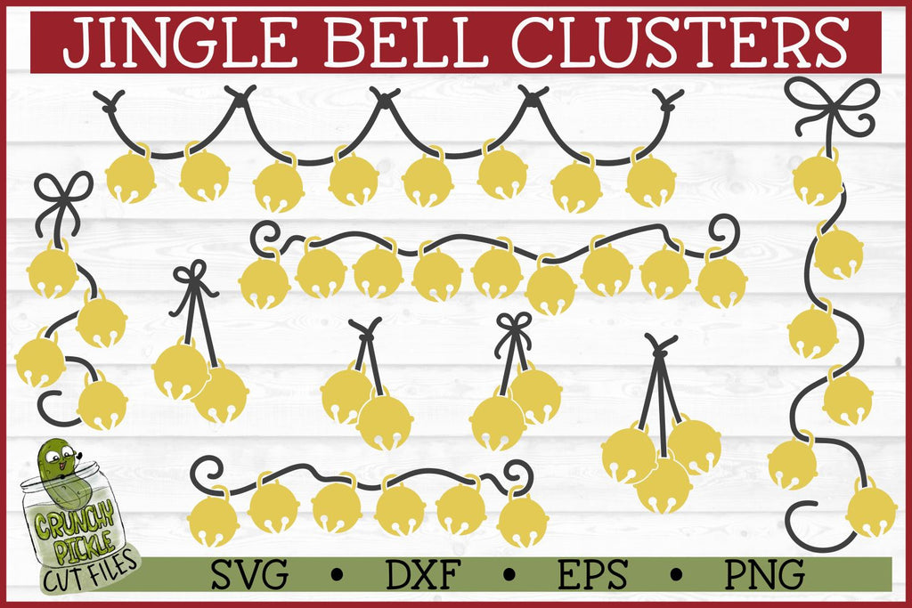 Jingle Bell Clusters SVG File - So Fontsy