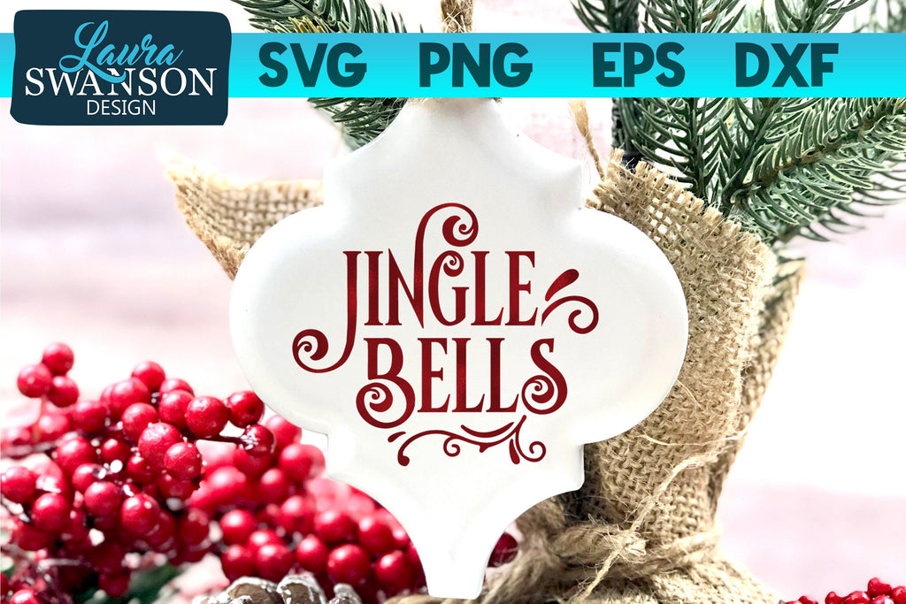 Jingle Bells SVG Cut File - So Fontsy