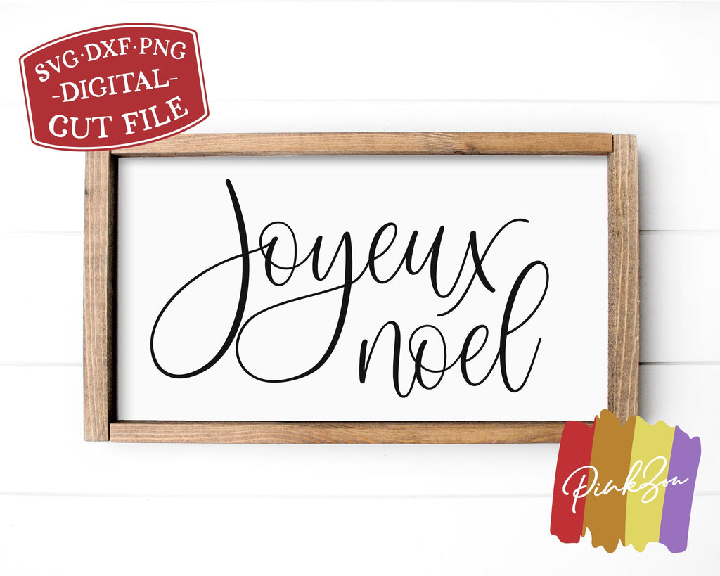 Joyeux Noel SVG Files, Merry Christmas Svg, Noel Svg, French Svg ...
