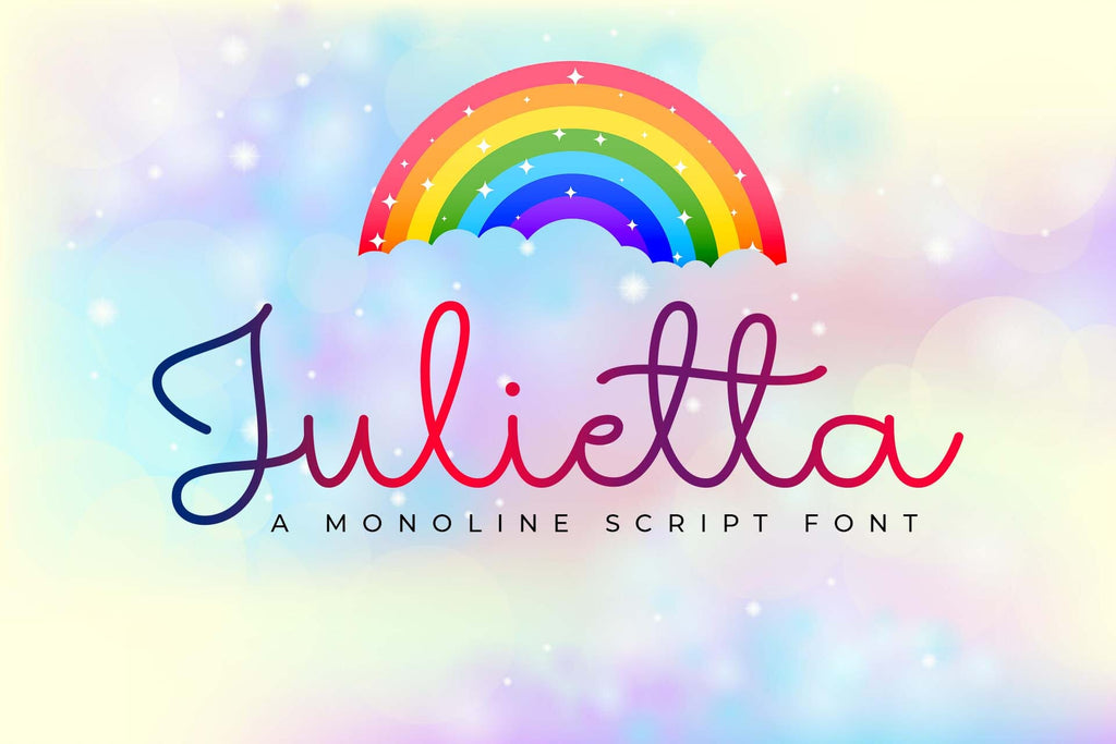 Julietta - A Monoline Script Font - So Fontsy