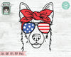 July 4th Dog SVG, Fourth of July German Shepherd svg file, German ...