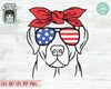 July 4th Dog SVG, Fourth of July Labrador Retriever svg file, Labrador ...