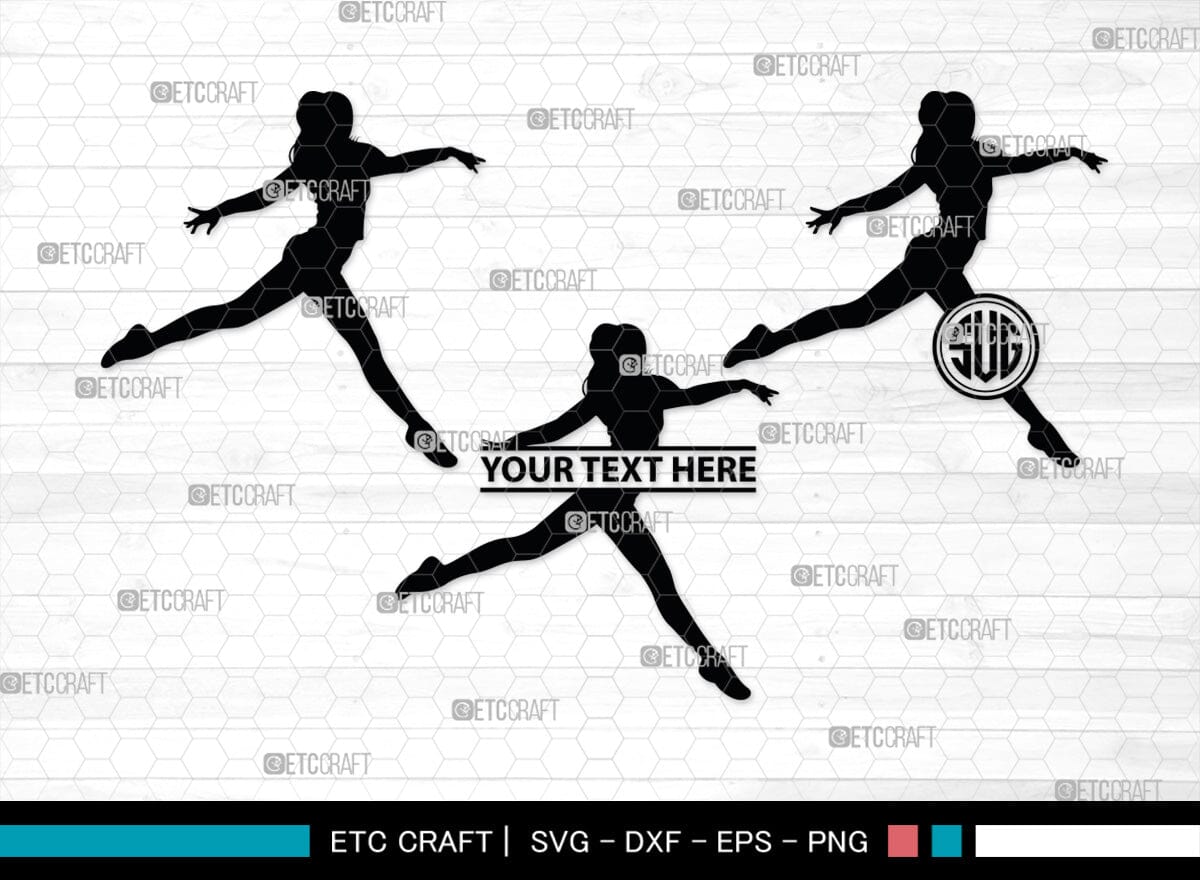 Jumping People Monogram, Jumping People Silhouette, Jumper Svg, Jump ...