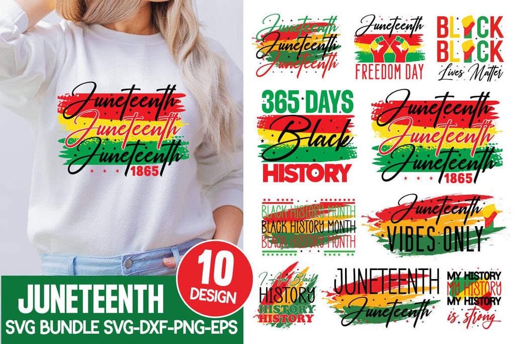Juneteenth Svg Bundle, black history month svg bundle - So Fontsy