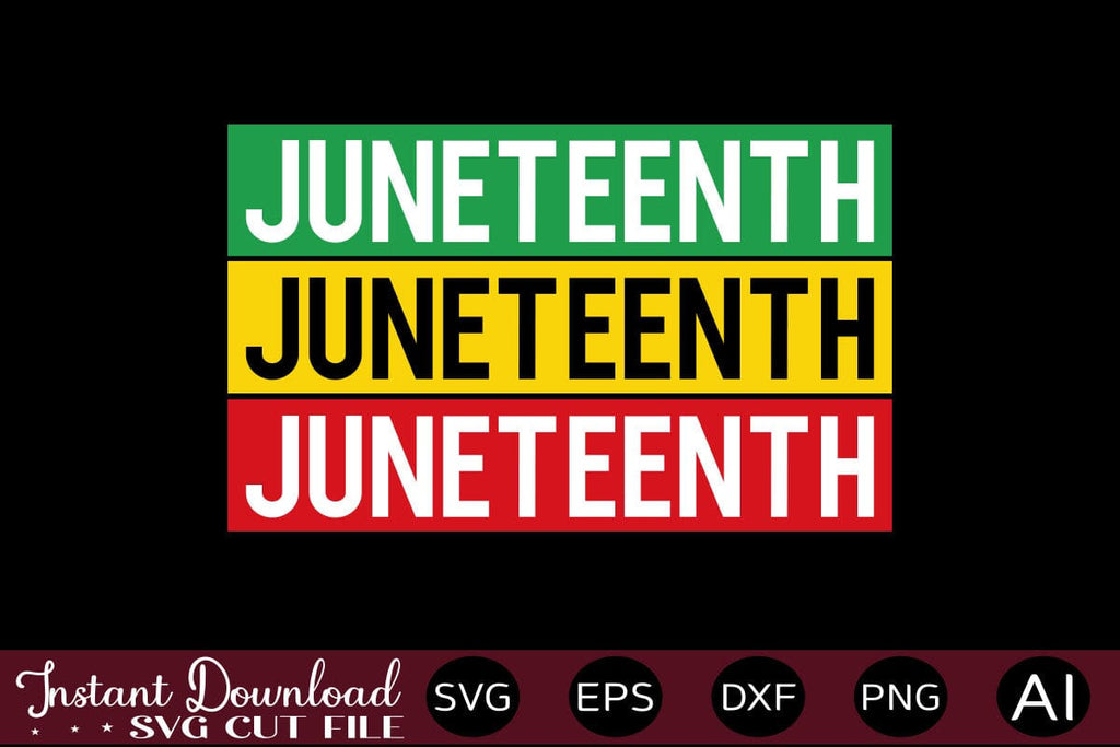 Juneteenth SVG - So Fontsy