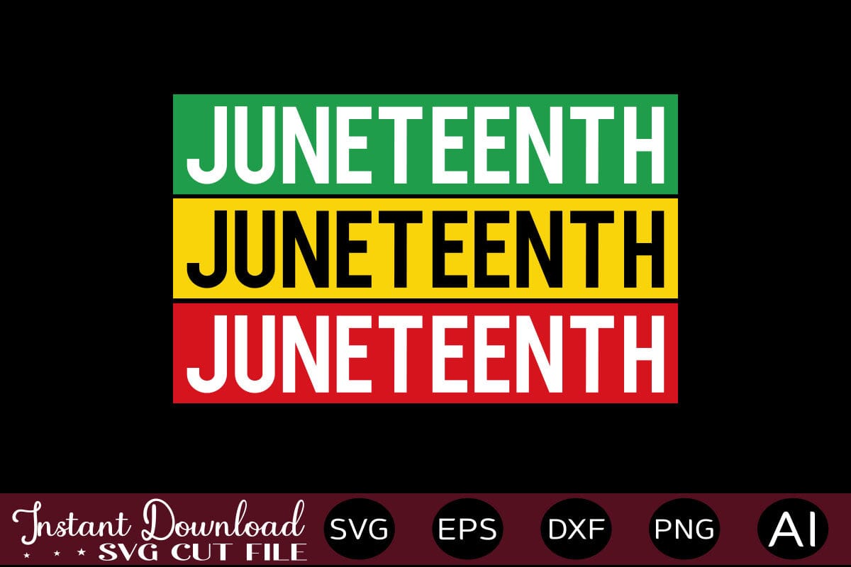 Juneteenth SVG - So Fontsy