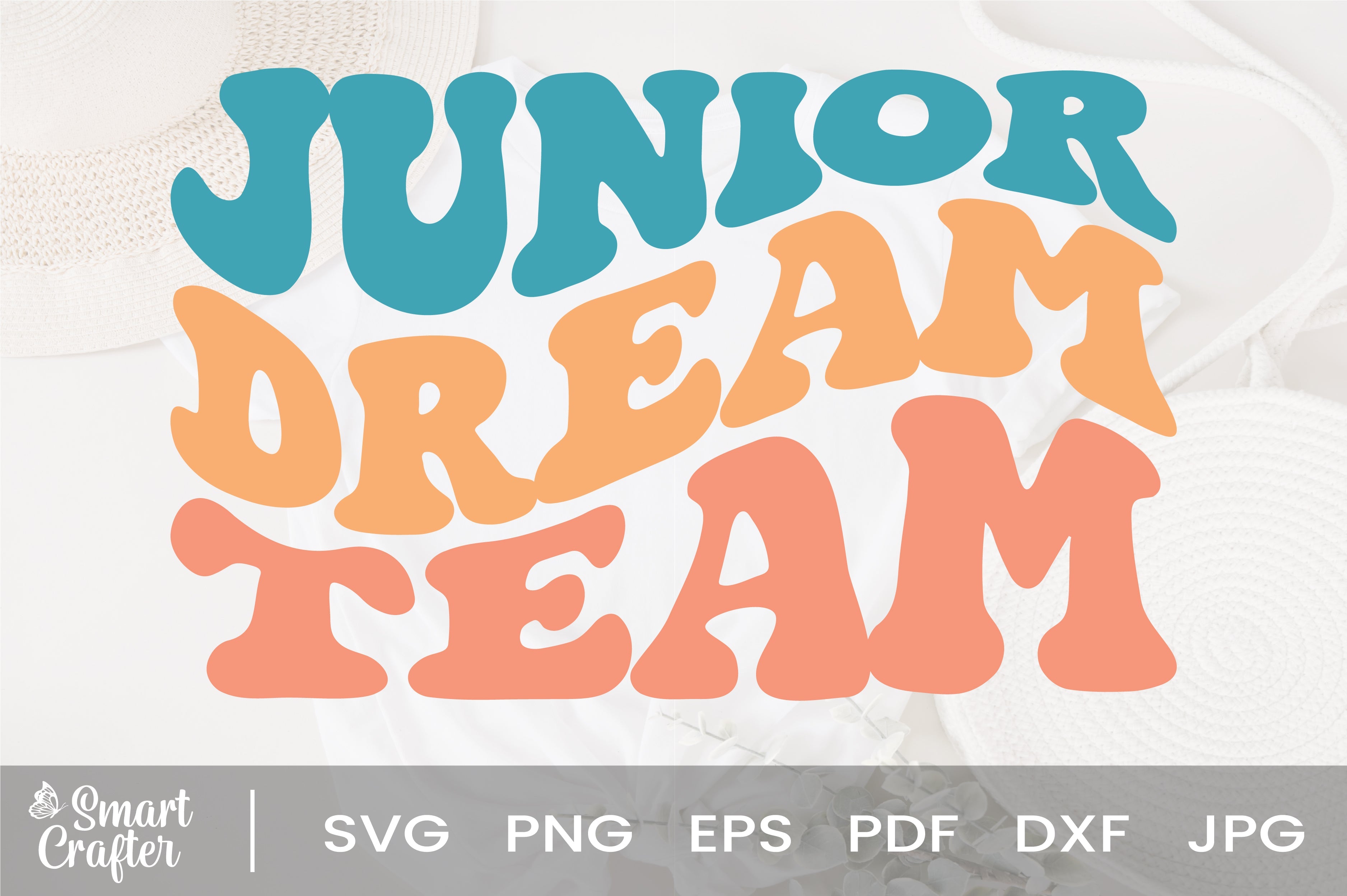 Junior dream team svg svg wavy style svg, EPS PNG Cricut Instant ...
