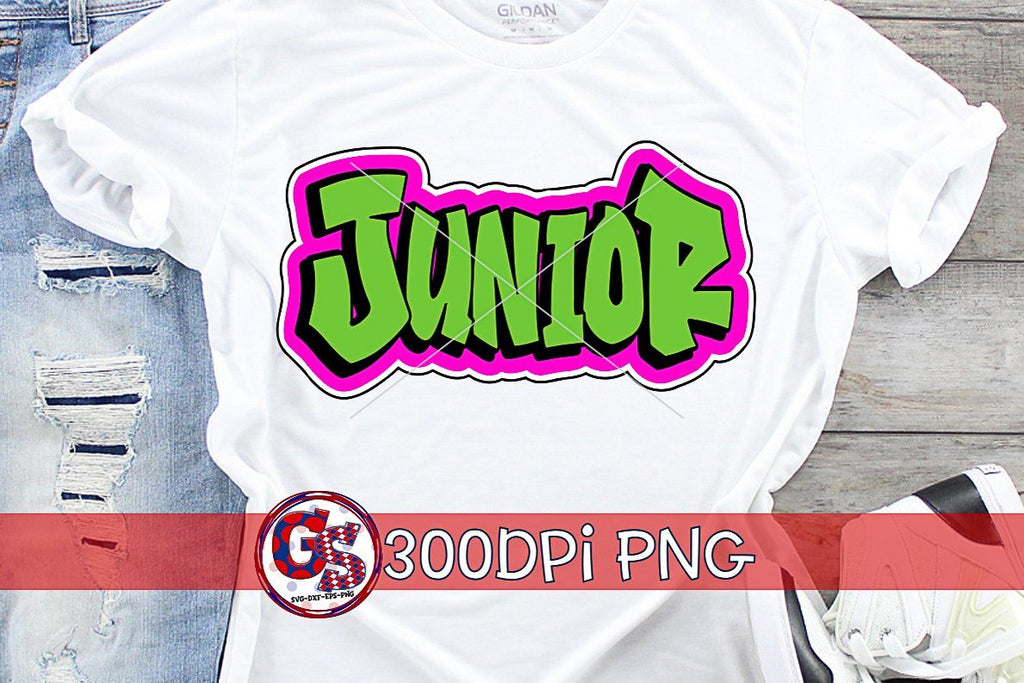 Junior Graffiti PNG for Sublimation - So Fontsy