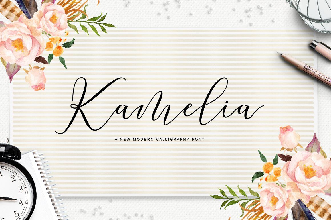 Kamelia Script - So Fontsy