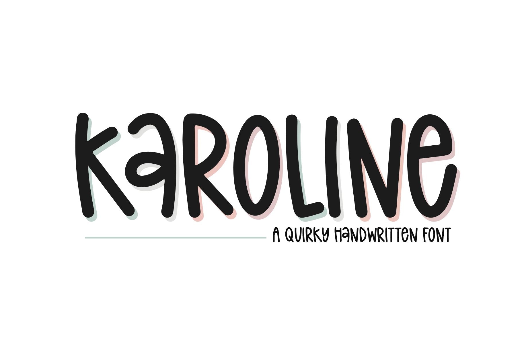 Karoline - Quirky Handwritten Font - So Fontsy