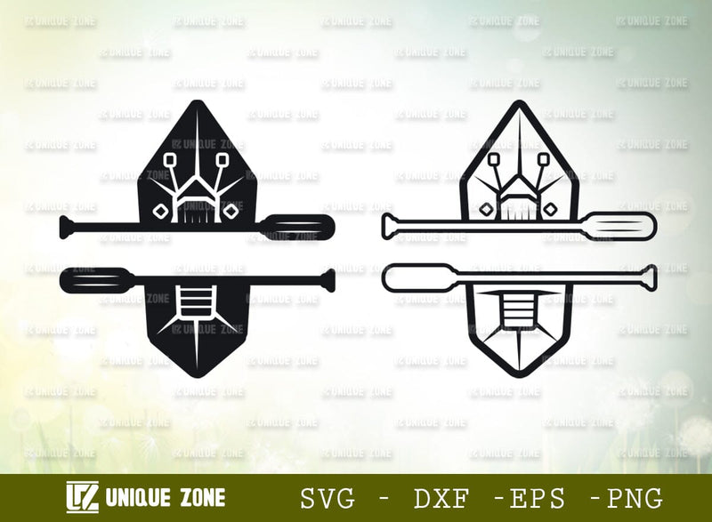 kayak SVG Cut File, Kayak Boat Svg, Canoe Svg, Paddle Svg, Water Sports ...