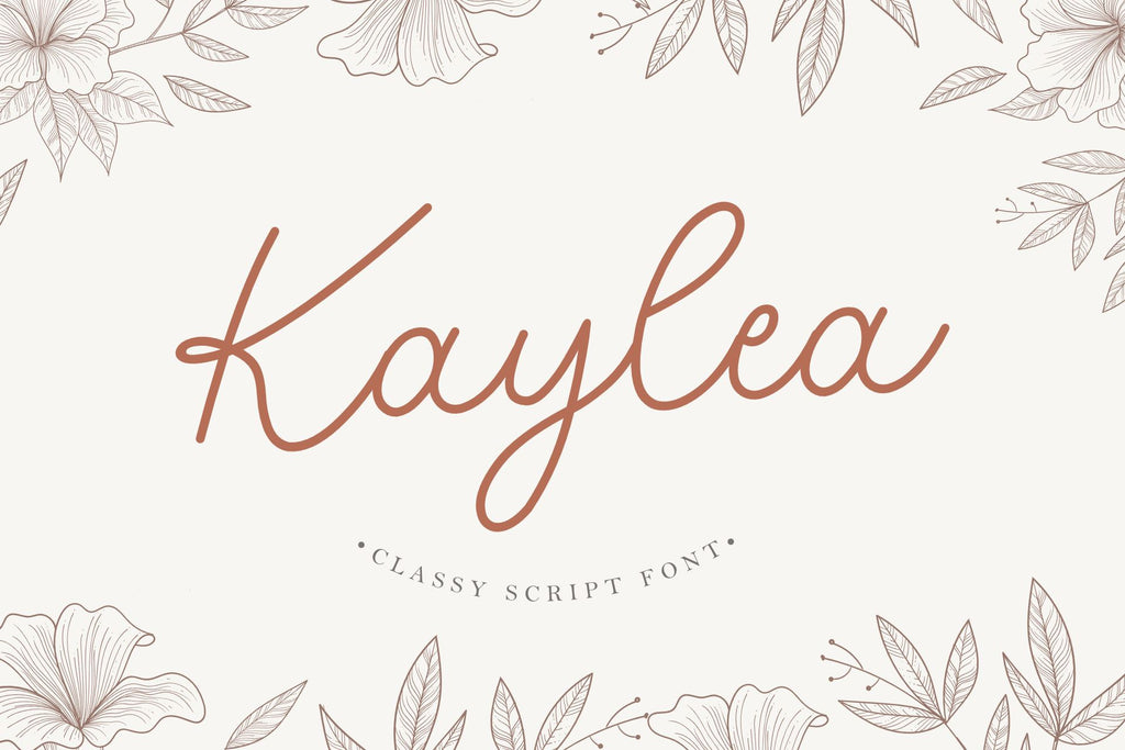 Kaylea Script - So Fontsy