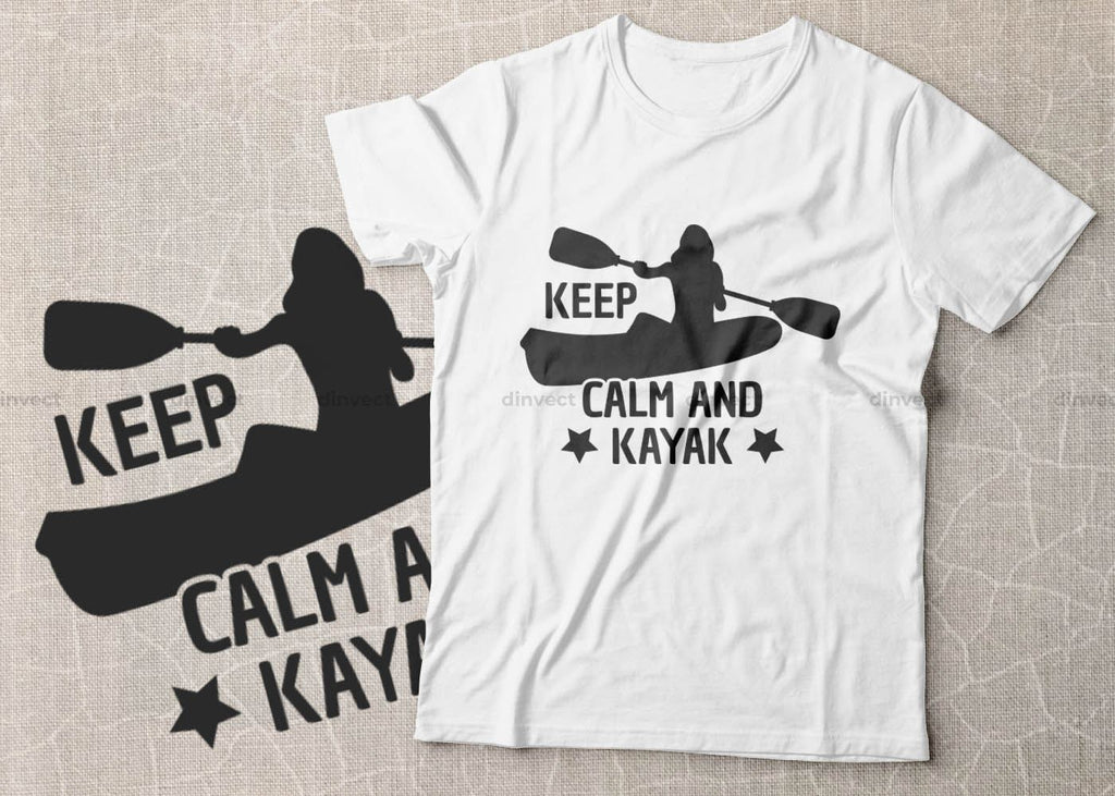 Keep calm and kayak svg file, Kayak SVG File, Kayaking SVG, Canoe Svg ...