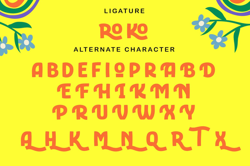 Kenarose - Playful Display Font - So Fontsy