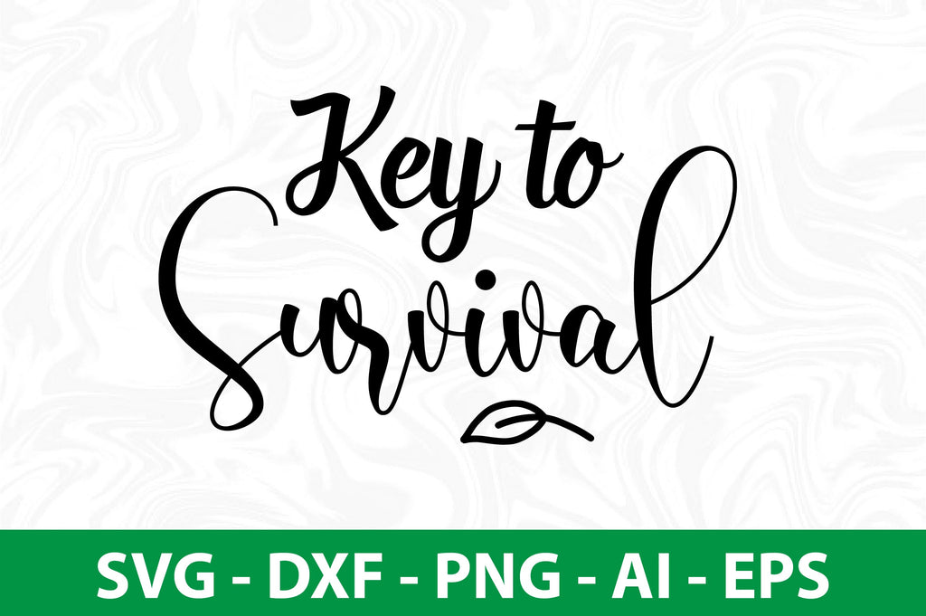 Key to Survival svg - So Fontsy