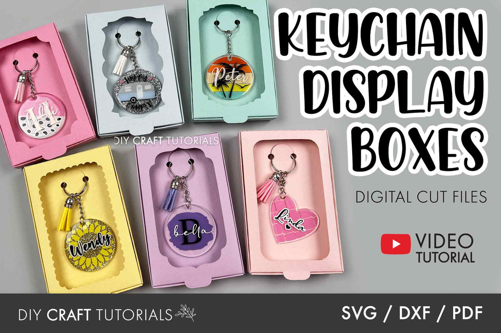 KEYCHAIN BOX SVG TEMPLATE - So Fontsy