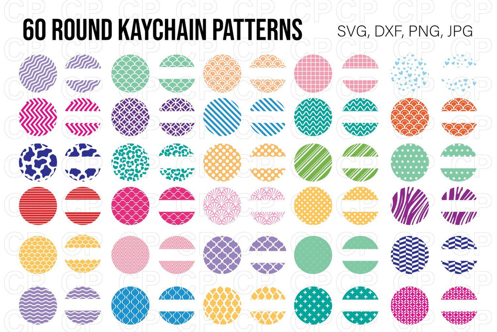 Keychain Bundle SVG, Keychain Pattern SVG - So Fontsy