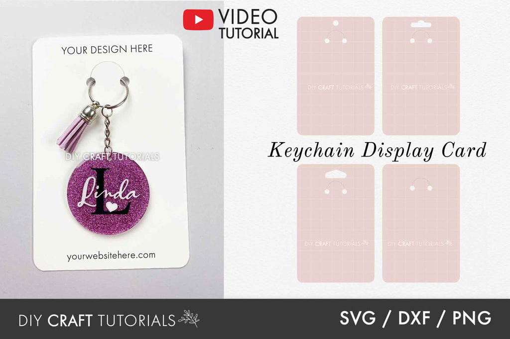 Keychain Display Card SVG Bundle - So Fontsy