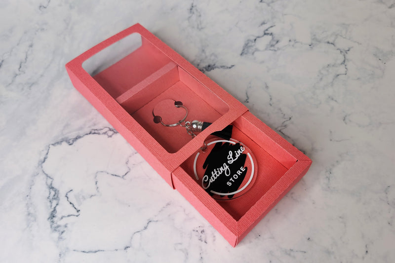 Keychain gift box svg, keychain box template - So Fontsy