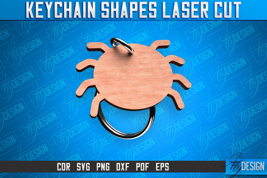 Keychain Shapes Laser Cut SVG | Keychain Laser Cut SVG Design | CNC ...