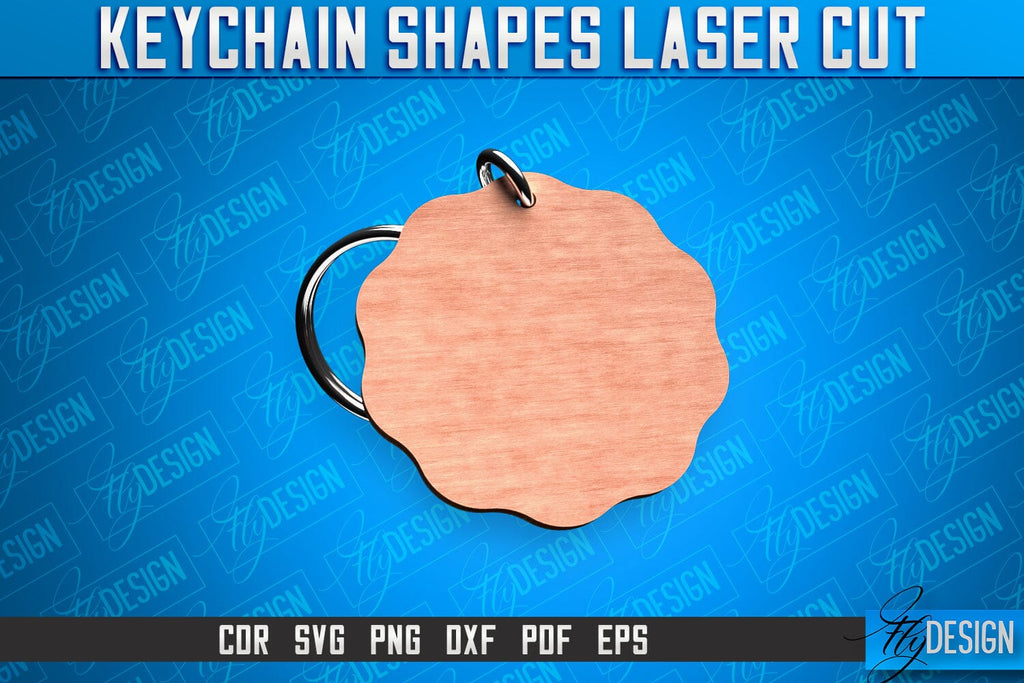 Keychain Shapes Laser Cut SVG | Keychain Laser Cut SVG Design | CNC ...