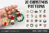 Keychain SVG Bundle - Christmas Patterns 1 - So Fontsy