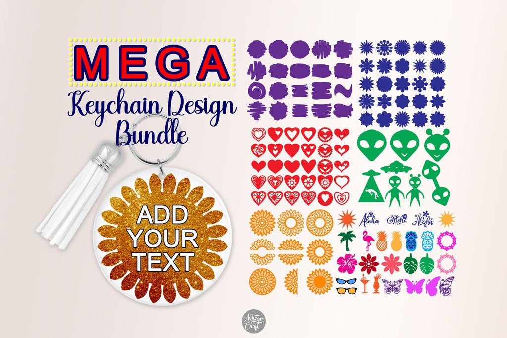 Keychain SVG bundle, keyring patterns | So Fontsy