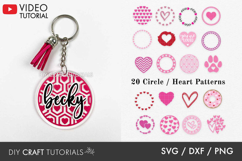 Keychain SVG Bundle - Set 2 - So Fontsy