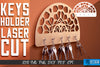 Keys Holder Laser Cut SVG | Keys Holder SVG Design | CNC Files - So Fontsy