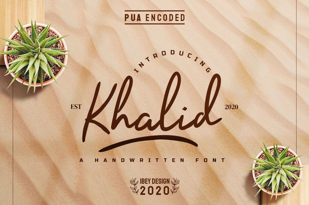 Khalid - Font with Swash - So Fontsy