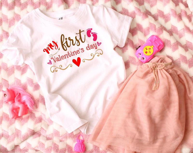 Kids Valentine's Day SVG Bundle, 24 Designs, Children Valentine SVG ...