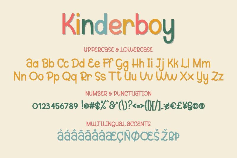 Kinderboy | Quirky Font - So Fontsy