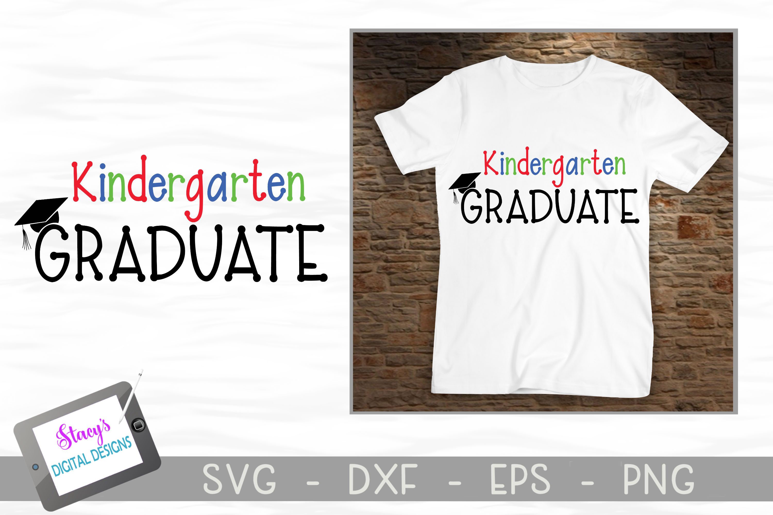 Kindergarten Graduate SVG - Graduation SVG - So Fontsy