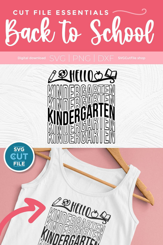 Kindergarten svg - a Kindergarten svg for teacher / Kindergartener - So ...