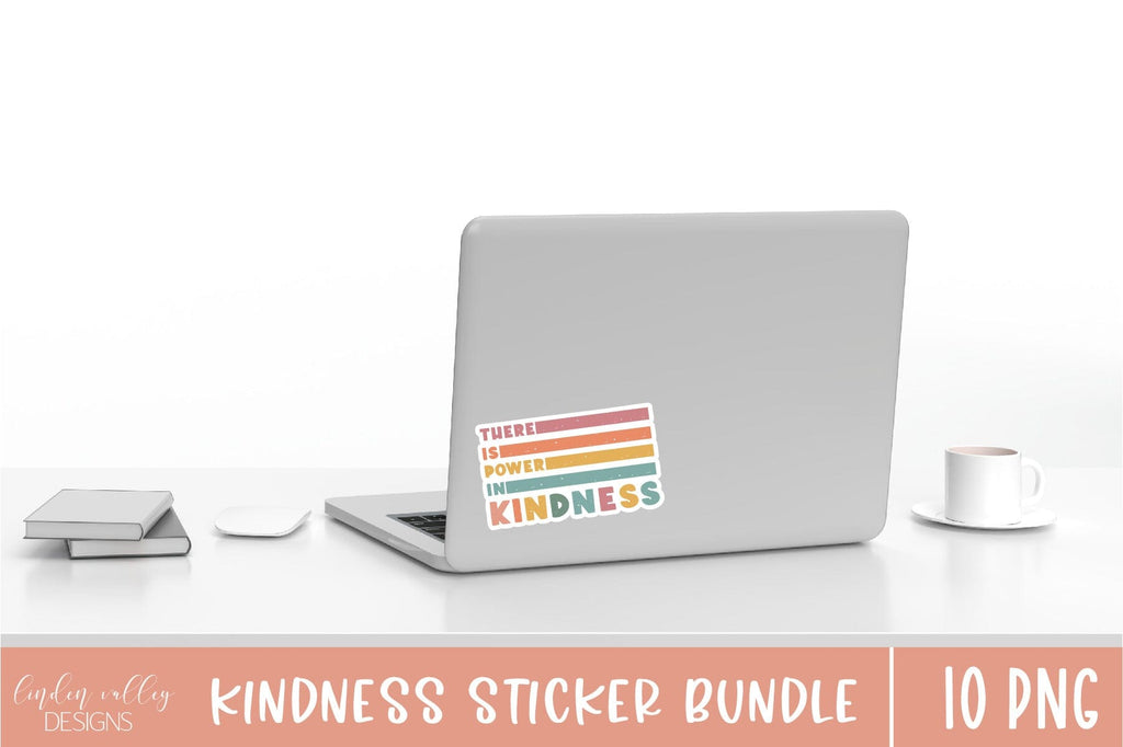 Kindness Sticker Bundle-Kindness Quote Stickers PNG - So Fontsy