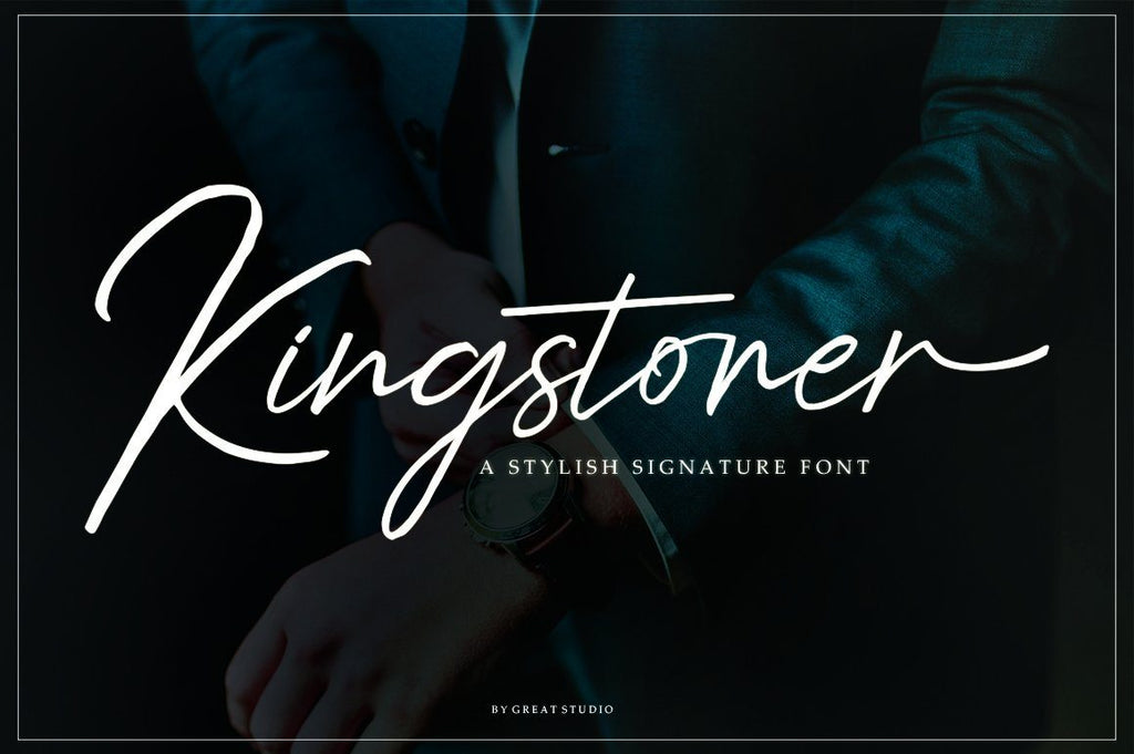 Kingstoner Signature Font - So Fontsy