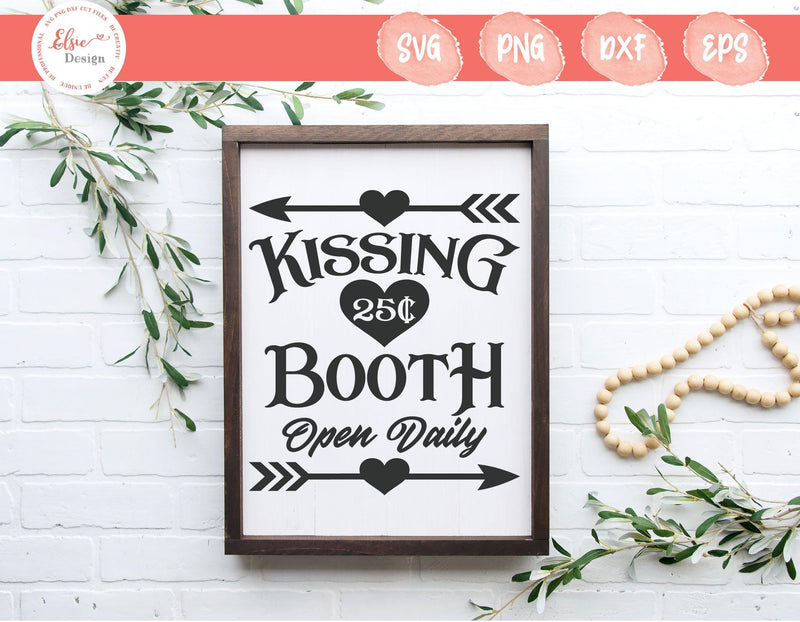 Kissing Booth - SVG, PNG, DXF, EPS - So Fontsy