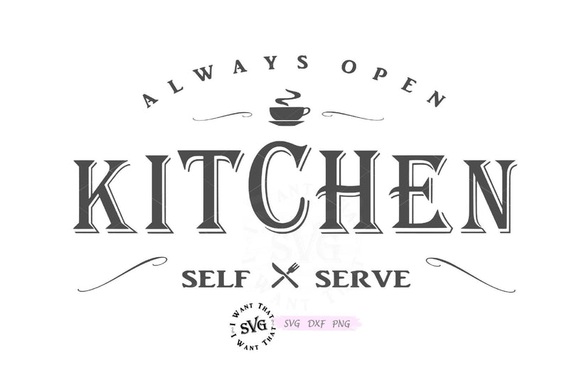 Kitchen Always Open - So Fontsy