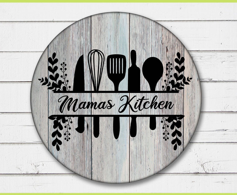 Kitchen Monogram Svg, Kitchen Split Frame Svg, Flourish Kitchen Svg ...