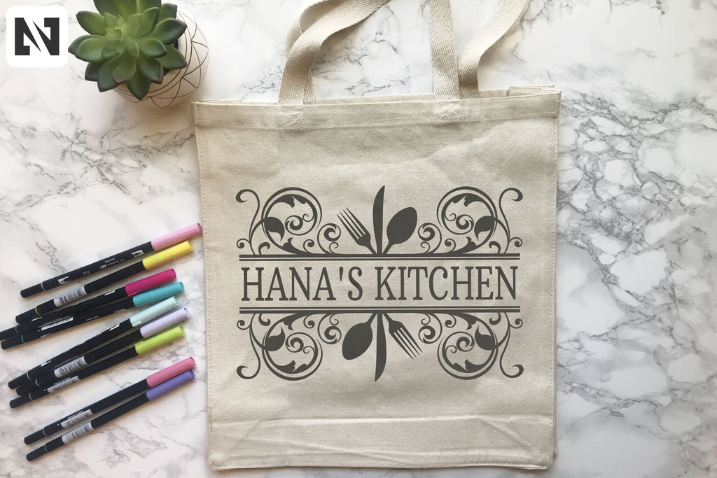 Kitchen Monogram Svg, Kitchen Svg, Cooking Svg, Chef Svg - So Fontsy