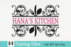 Kitchen Monogram Svg, Kitchen Svg, Cooking Svg, Chef Svg - So Fontsy