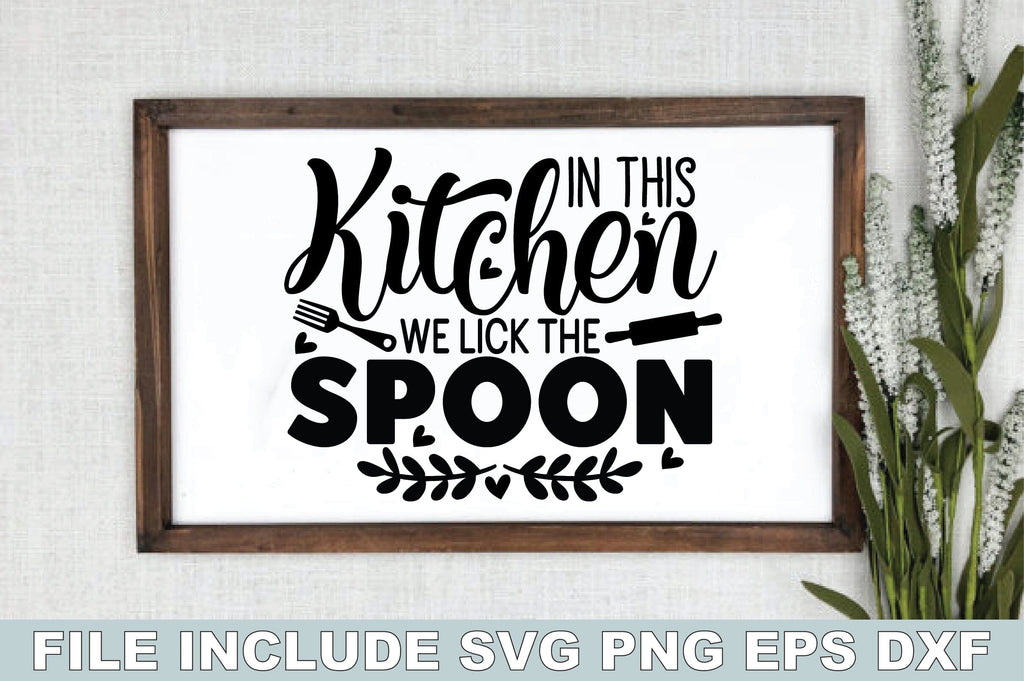 Kitchen Sign SVG Bundle - So Fontsy