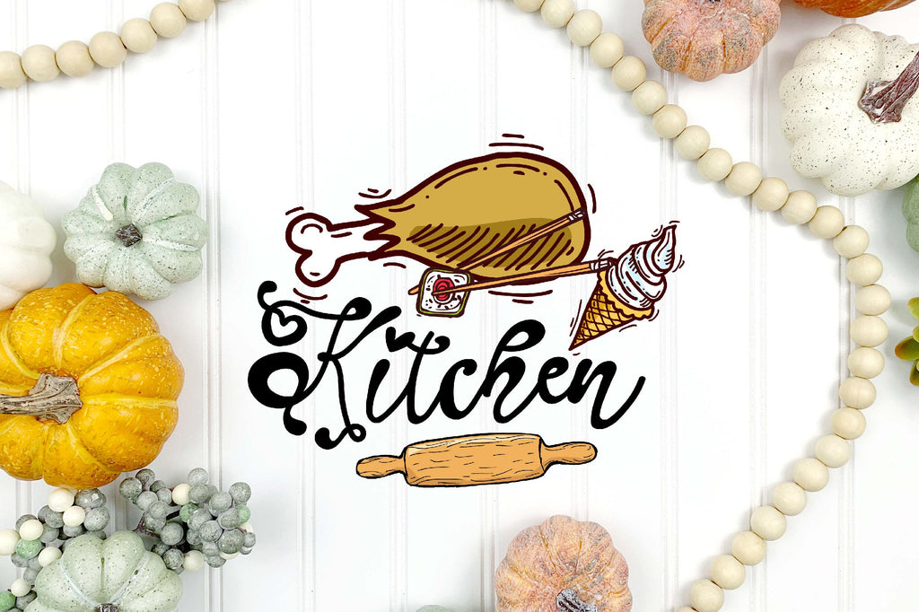 Kitchen Sublimation Design - So Fontsy