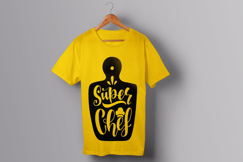 Kitchen SVG hand lettering "Super Chef" - So Fontsy