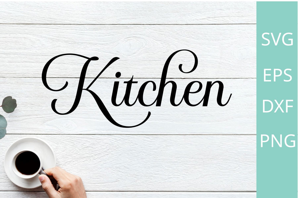 kitchen svg, svg sign / Png files for Silhouette Cameo and Cricut. - So ...