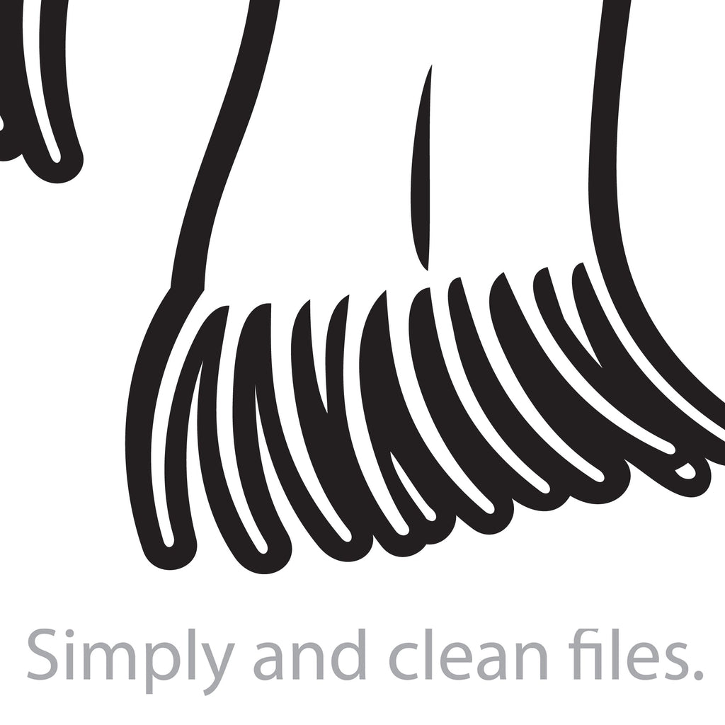 Knitted scarf. Cut files for Cricut. Clip Art silhouettes (eps, svg ...