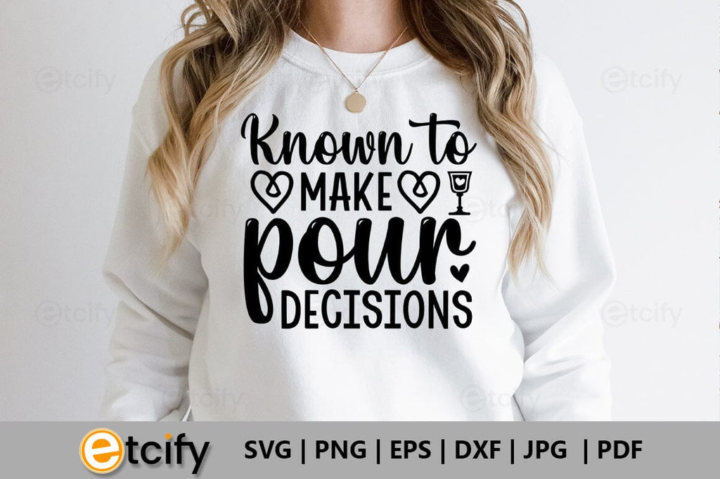Known to make pour decisions SVG - So Fontsy