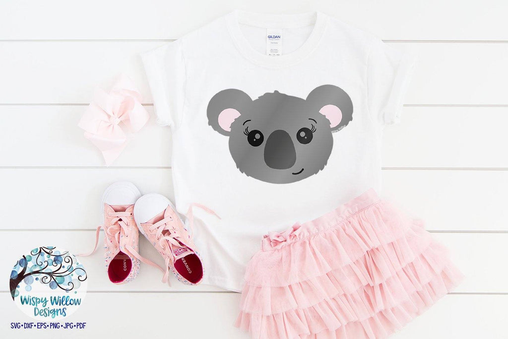 Koala Face SVG - So Fontsy