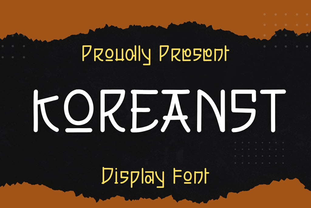 Koreanst Font - So Fontsy
