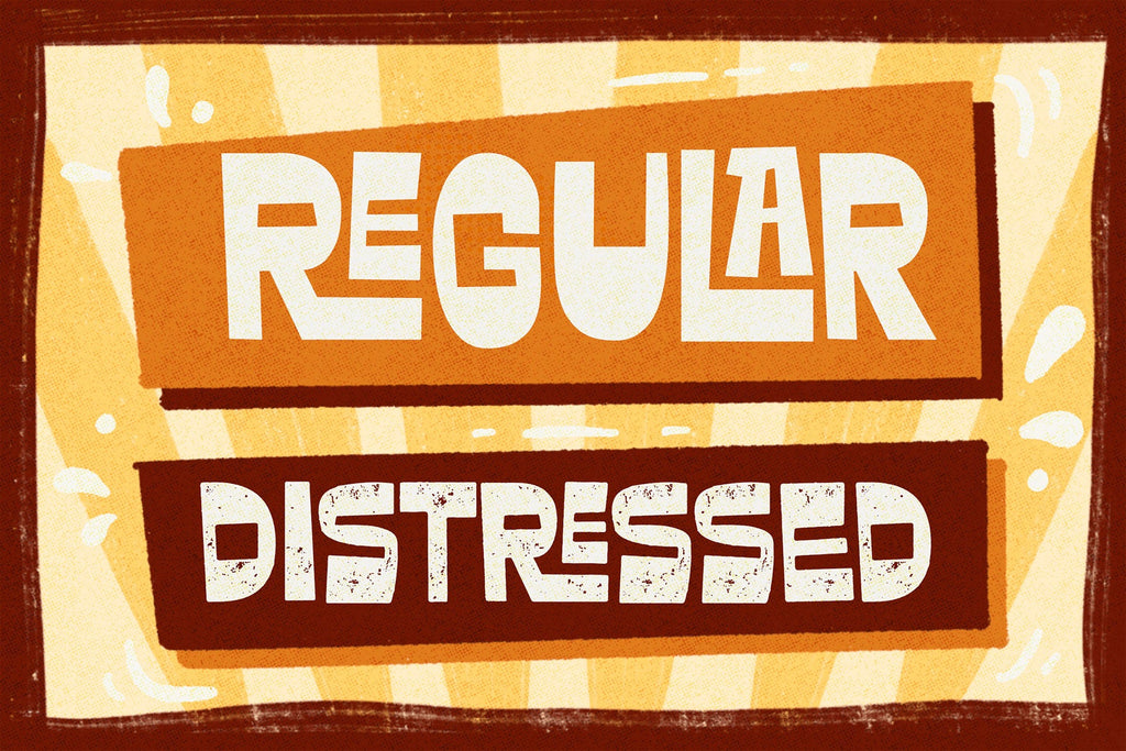 Krenzy Crispy - Crunchy Display Font - So Fontsy